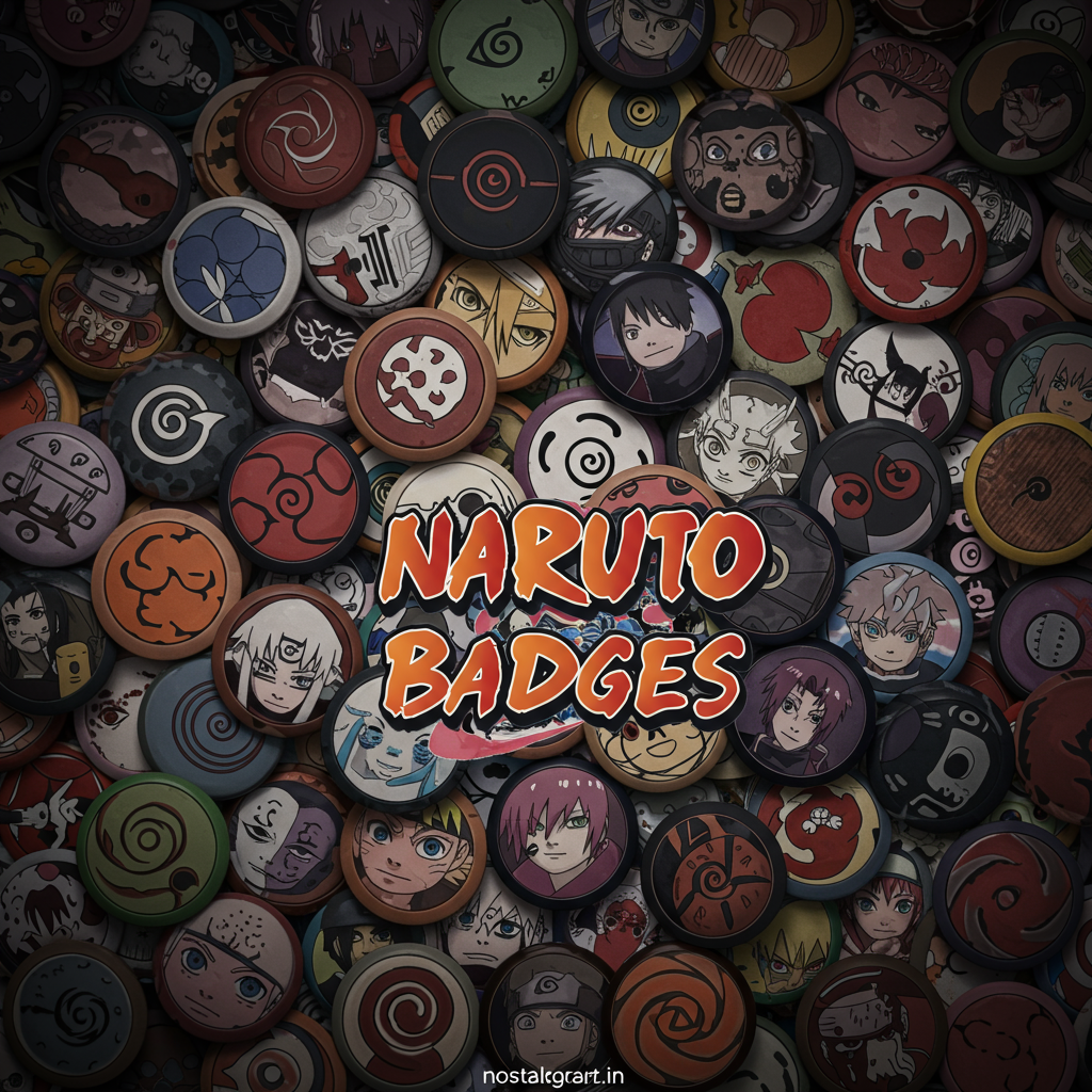 Naruto Badges – Nostalgicart